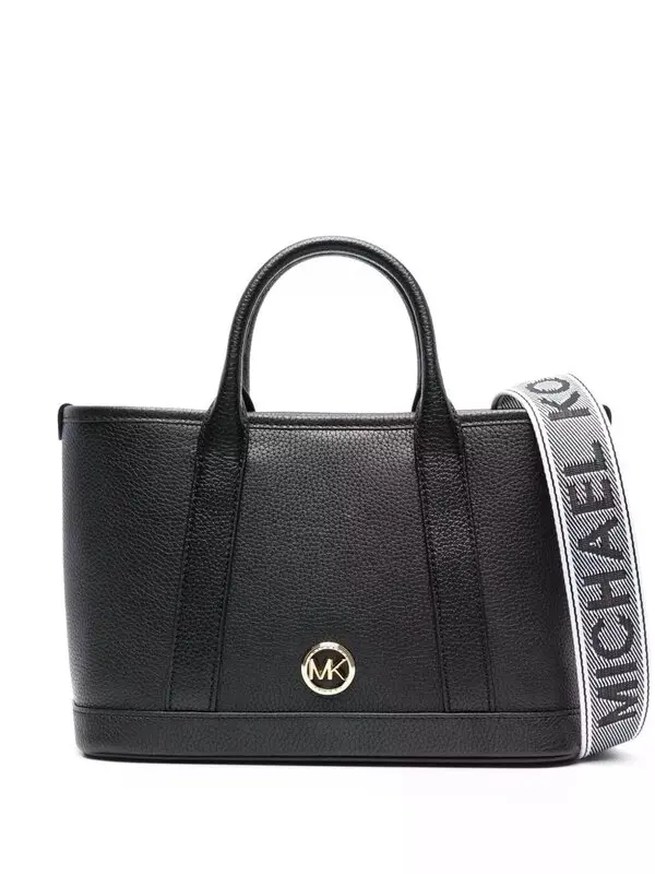 Michael Kors Logo-plaque Leather Tote Bag