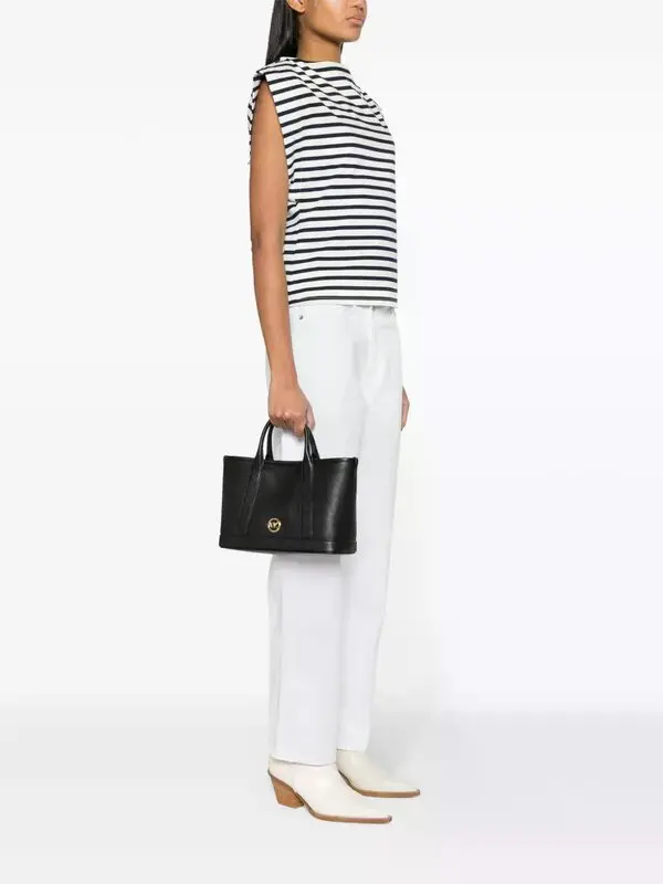 Michael Kors Logo-plaque Leather Tote Bag