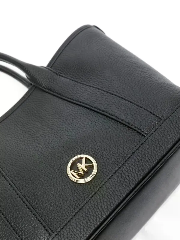 Michael Kors Logo-plaque Leather Tote Bag