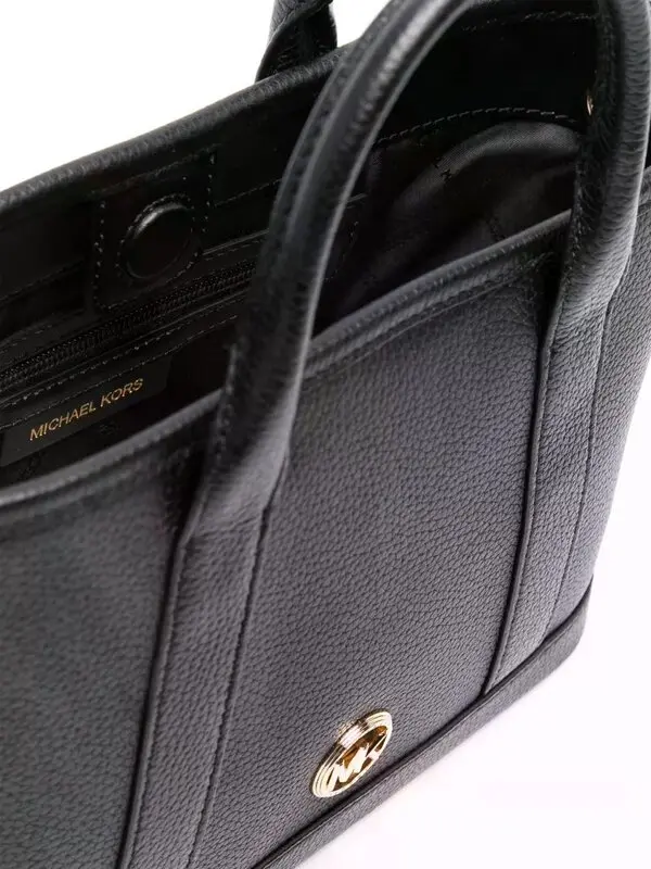 Michael Kors Logo-plaque Leather Tote Bag