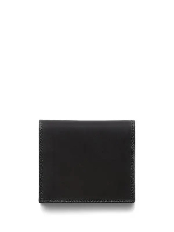 Prada Re-nylon Enamel-triangle Logo Wallet