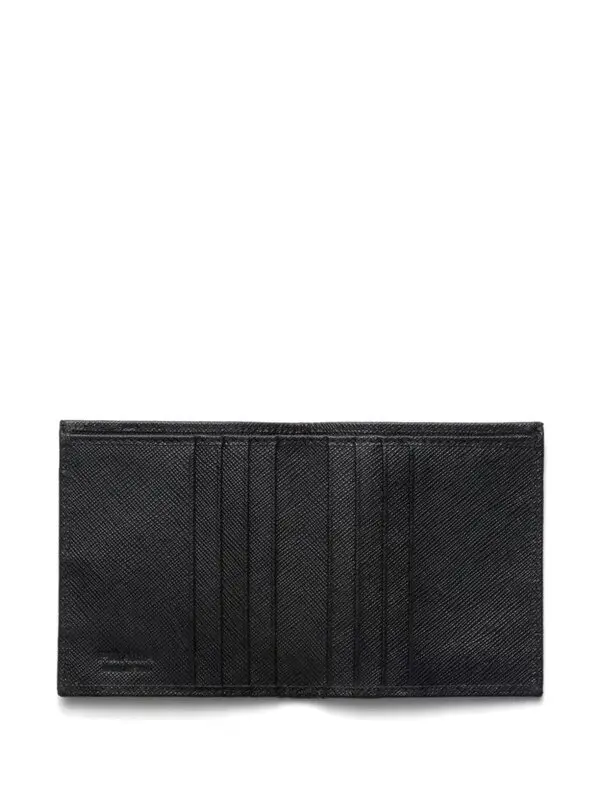 Prada Re-nylon Enamel-triangle Logo Wallet