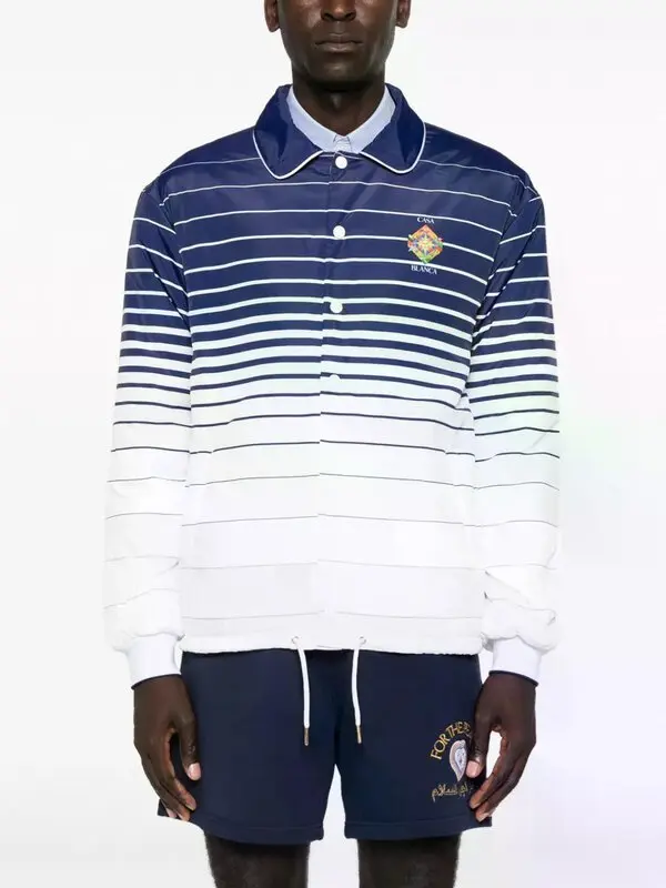 Casablanca Les Elements Coach Jacket - Blue