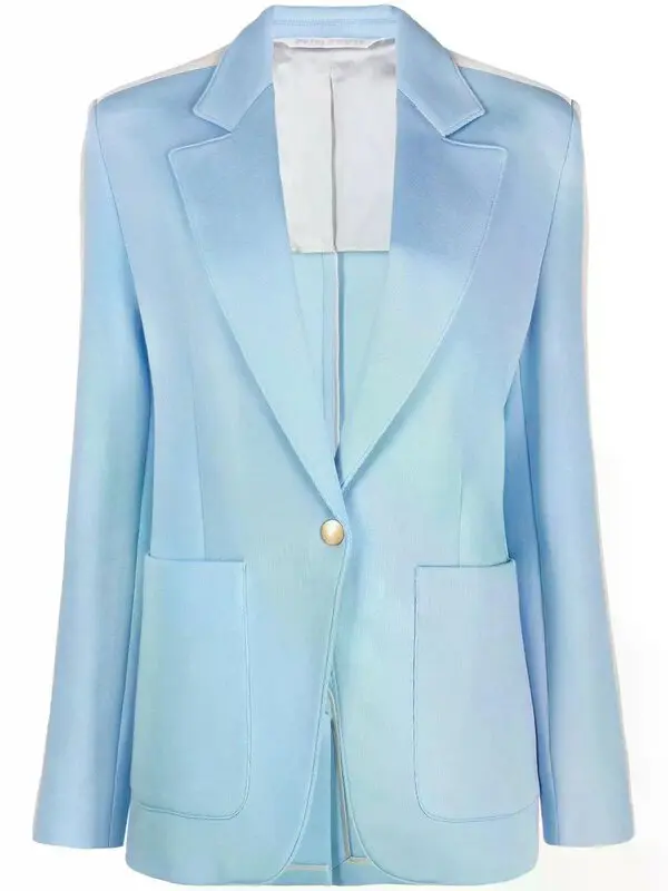 Palm Angels Side-stripe Buttoned Blazer