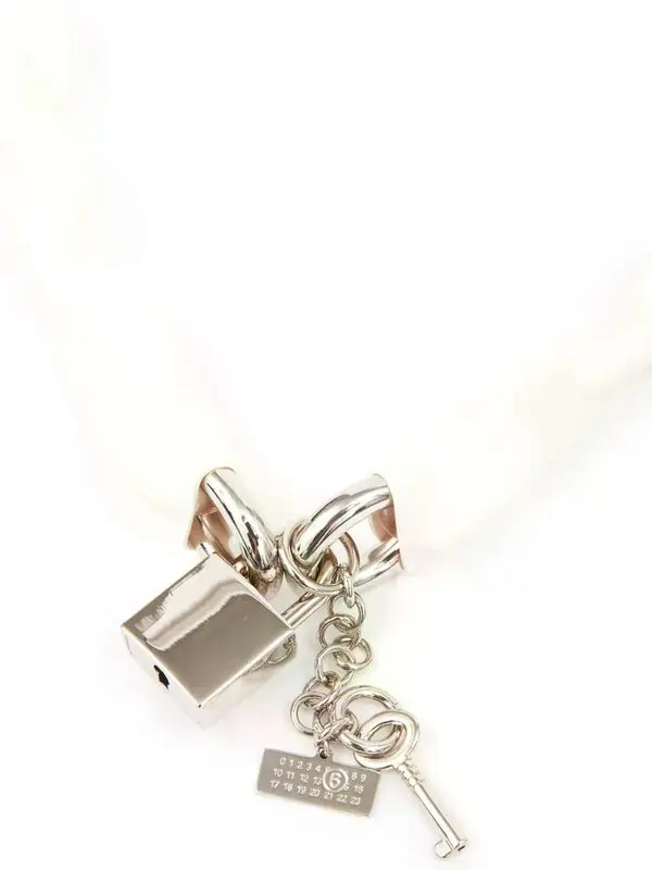 MAISON MARGIELA Padlock Chain-link Necklace