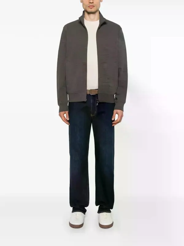 Emporio Armani Logo-embroidered T-shirt