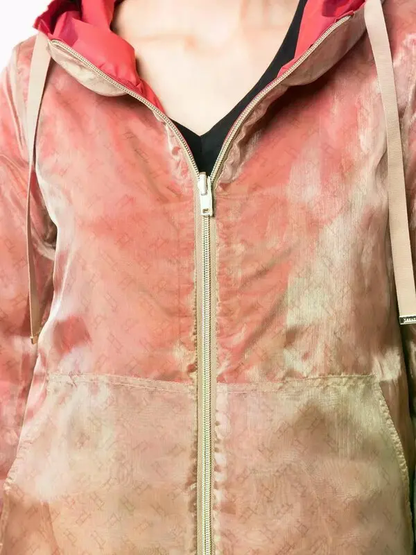 Herno Velour Zip-up Hoodie
