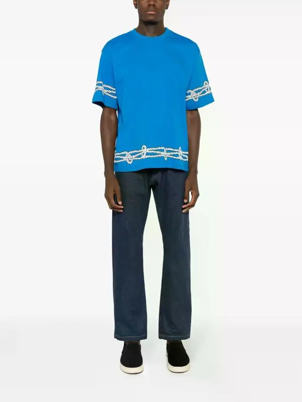 AMIR SLAMA Graphic-print Cotton T-shirt