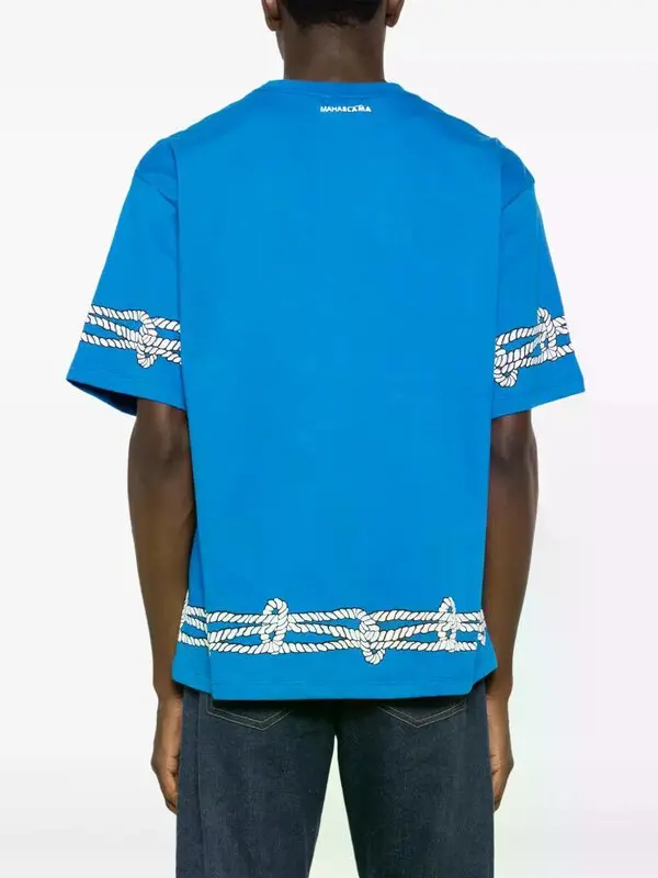 AMIR SLAMA Graphic-print Cotton T-shirt