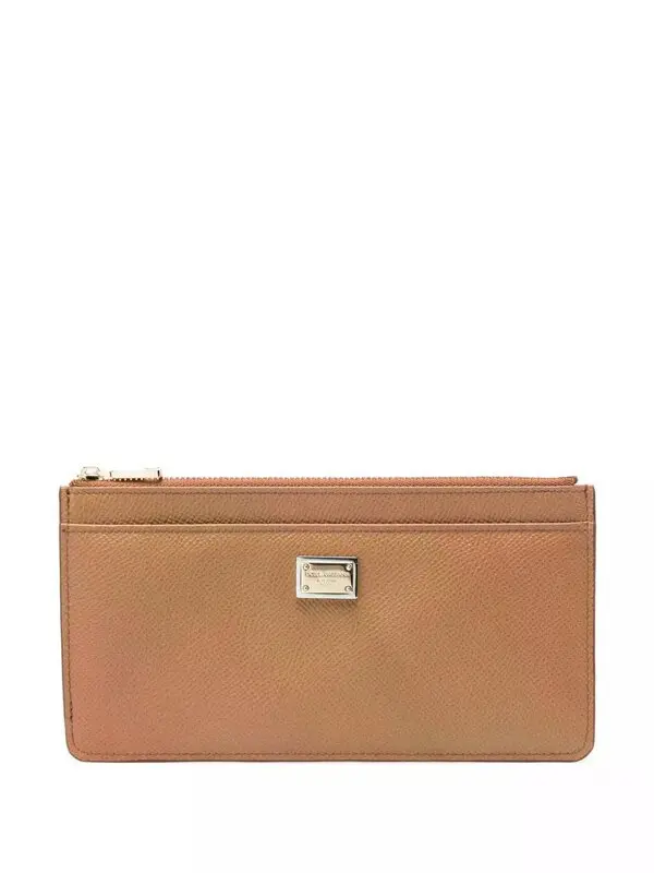 Dolce & Gabbana Logo-plaque Leather Wallet