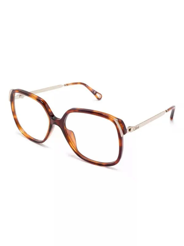 Chloé Square-frame Glasses - Brown