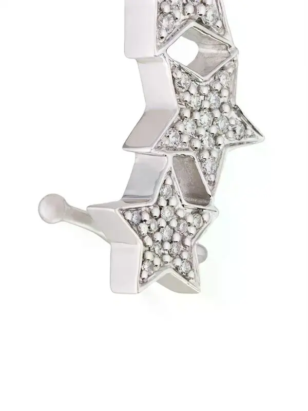 ALINKA Stasia Diamond Triple Star Ear Cuff - Metallic