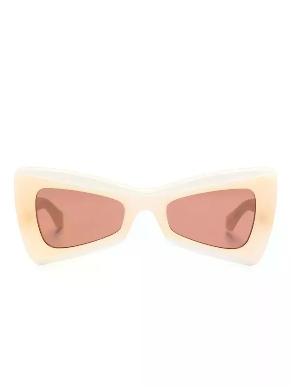 Off-White Nashville Geometric Sunglasses - Neutrals