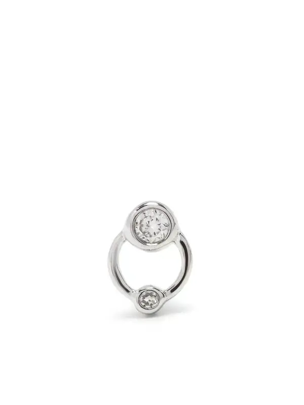 MARIA BLACK 14kt White Gold Bardot Diamond Stud Earring - Silver