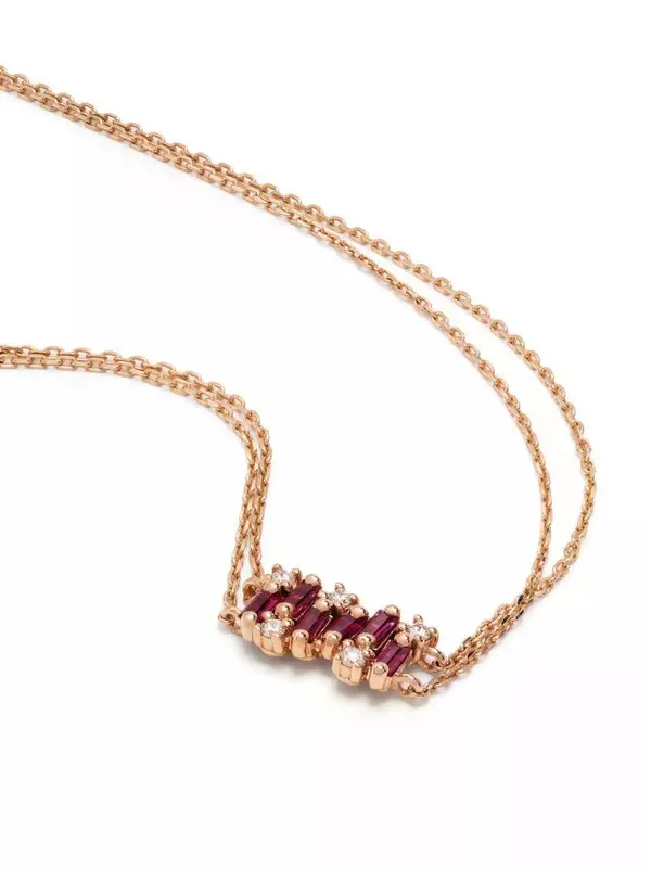 SUZANNE KALAN 18kt Yellow Mini Ruby Bracelet