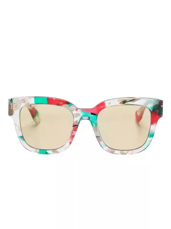 Gucci Wayfarer-frame Sunglasses - Neutrals