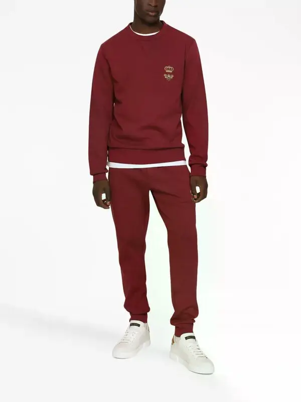 Dolce & Gabbana Bee-embroidered Cotton Sweatshirt