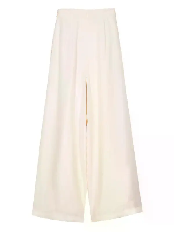 Ralph Lauren Greer Pleat-detail Palazzo Pants - Neutrals