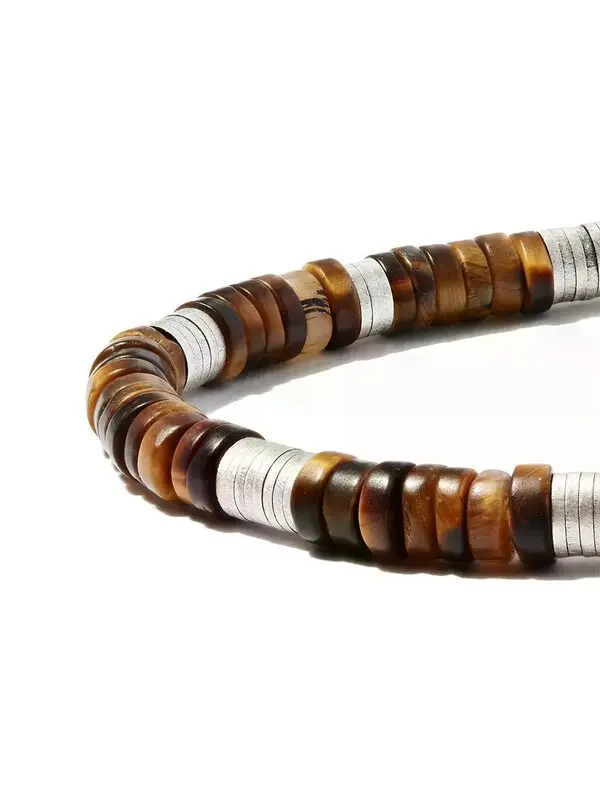 M. Cohen Tiger Eye Bead Bracelet