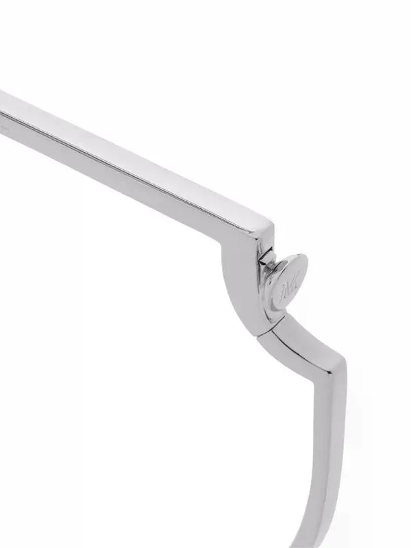 Monica Vinader Signature Skinny Bangle - Silver