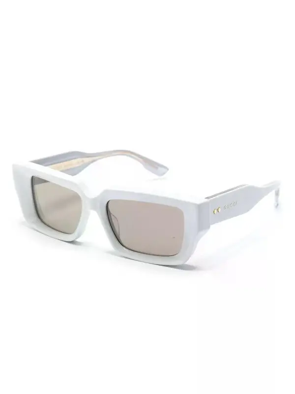 Gucci Gg1529s Rectangle-frame Sunglasses - Grey