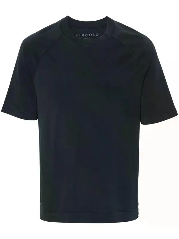 CIRCOLO 1901 Short Raglan-sleeve Cotton T-shirt