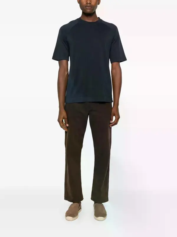 CIRCOLO 1901 Short Raglan-sleeve Cotton T-shirt