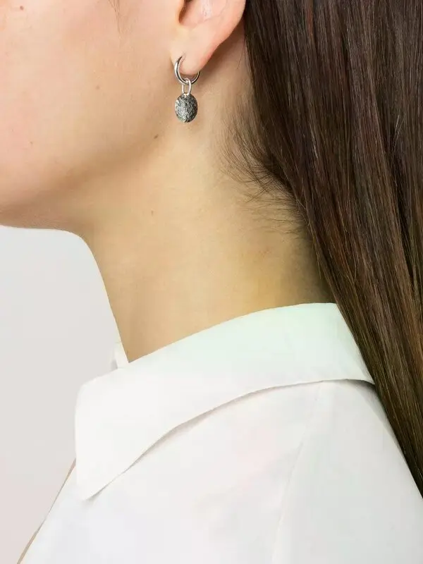 MARIA BLACK Tan Huggie Single Earring