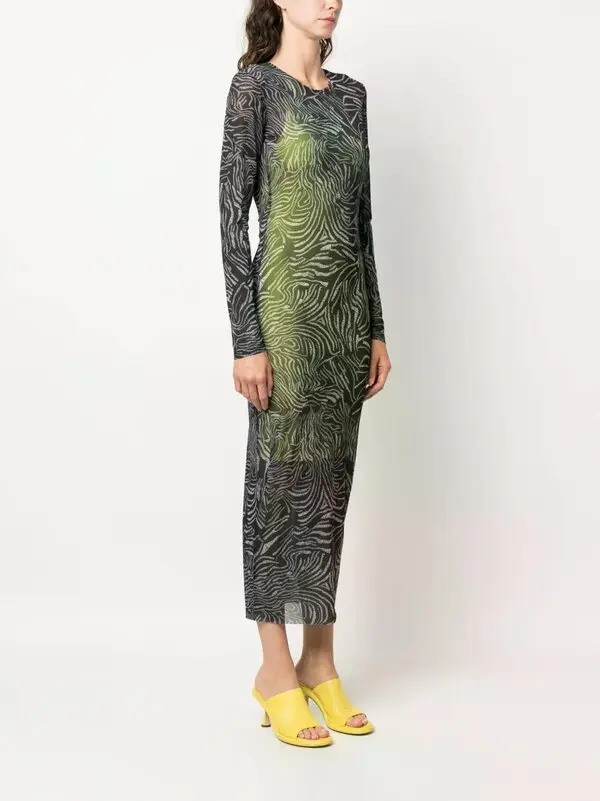 Patrizia Pepe Graphic-print Tulle Dress