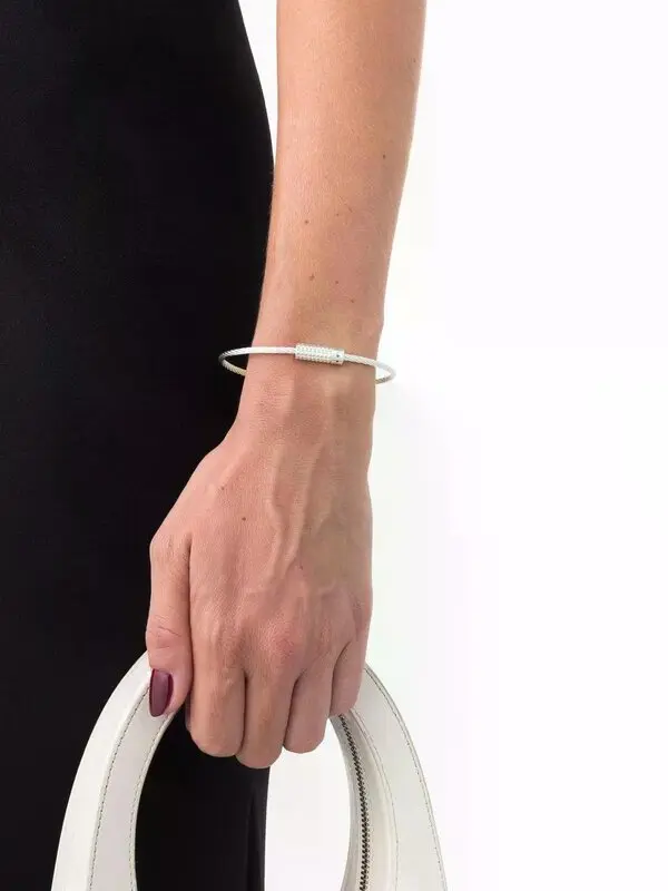 Le Gramme 9g Pyramid Cable Bracelet