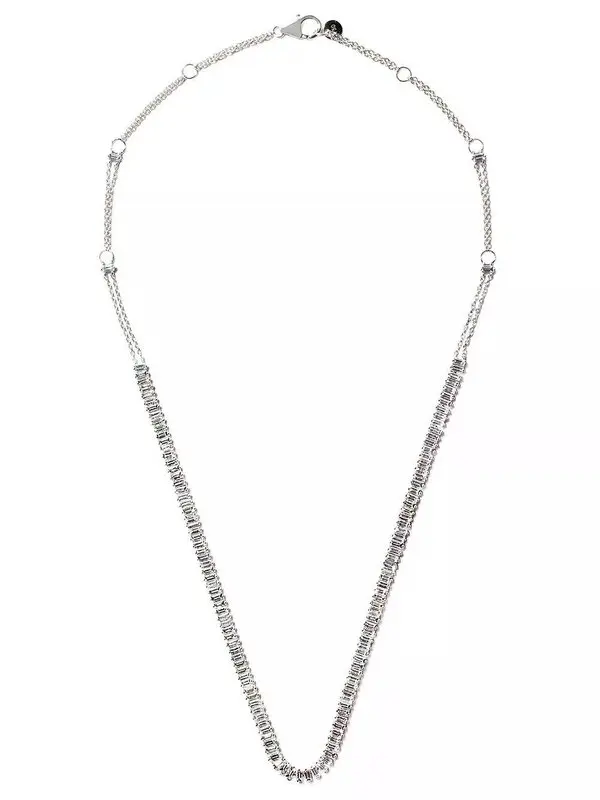 ALINKA 18kt White Gold Aurora Diamond Necklace - Silver