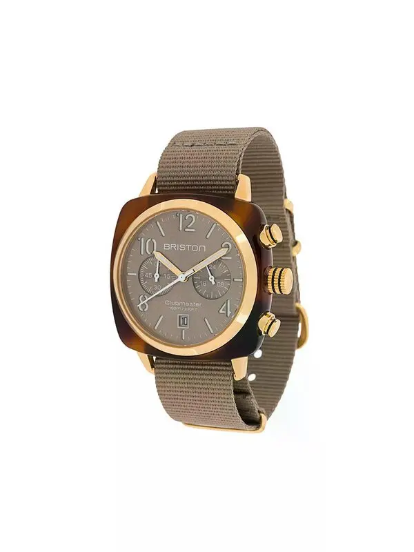 BRISTON Clubmaster Classic Chrono 40mm Watch - Neutrals