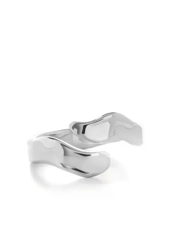 Monica Vinader Wave Asymmetric Wrap Ring
