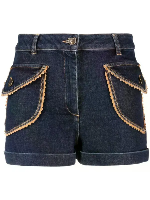 Moschino Passementer Denim Shorts