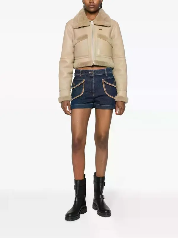 Moschino Passementer Denim Shorts