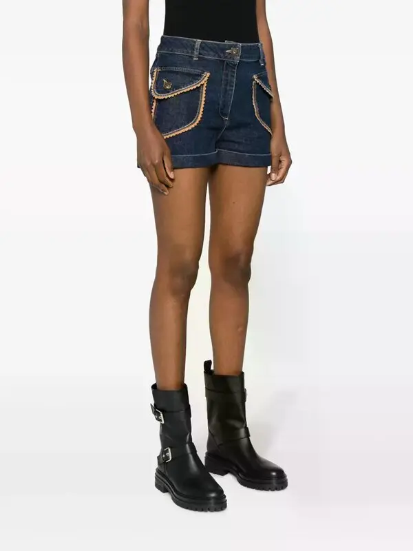 Moschino Passementer Denim Shorts