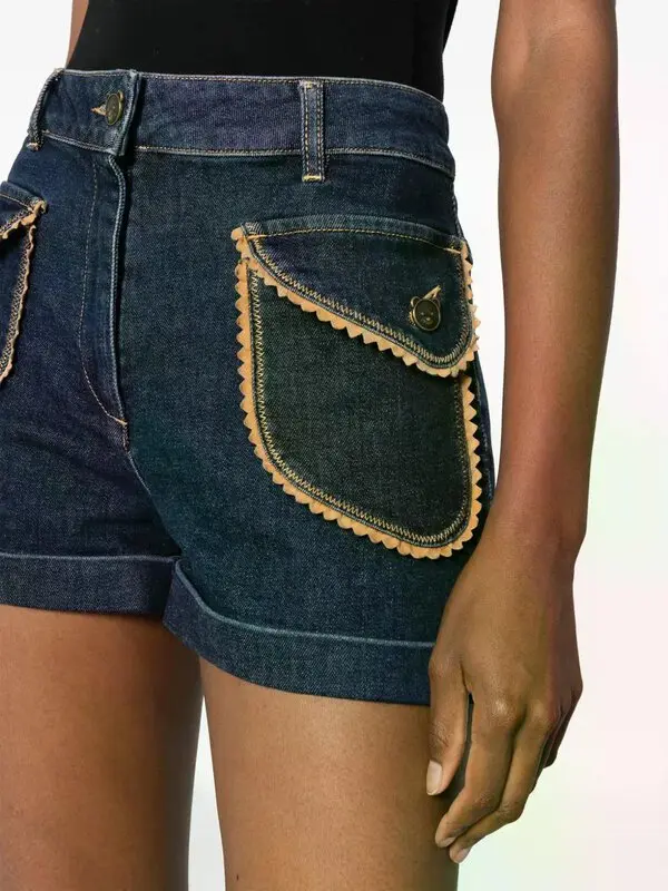 Moschino Passementer Denim Shorts