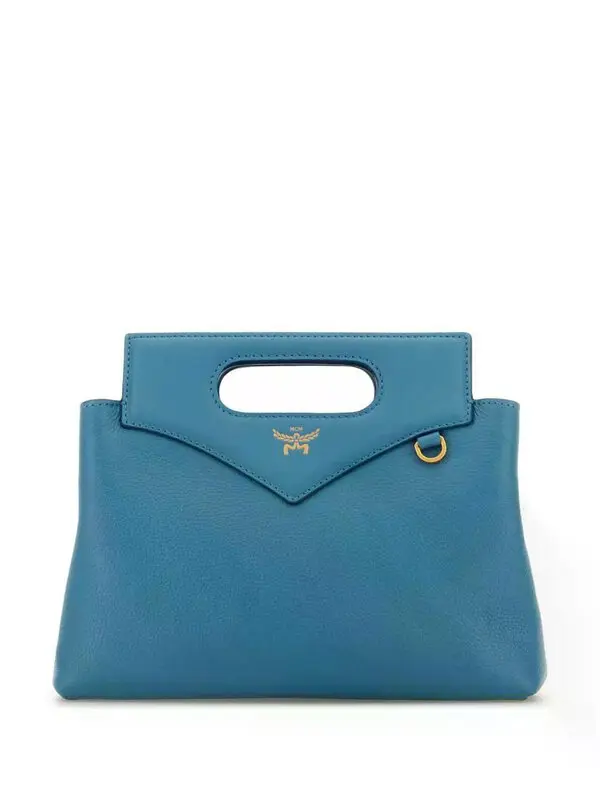 Mcm Mini Soft Diamond Tote Bag - Blue