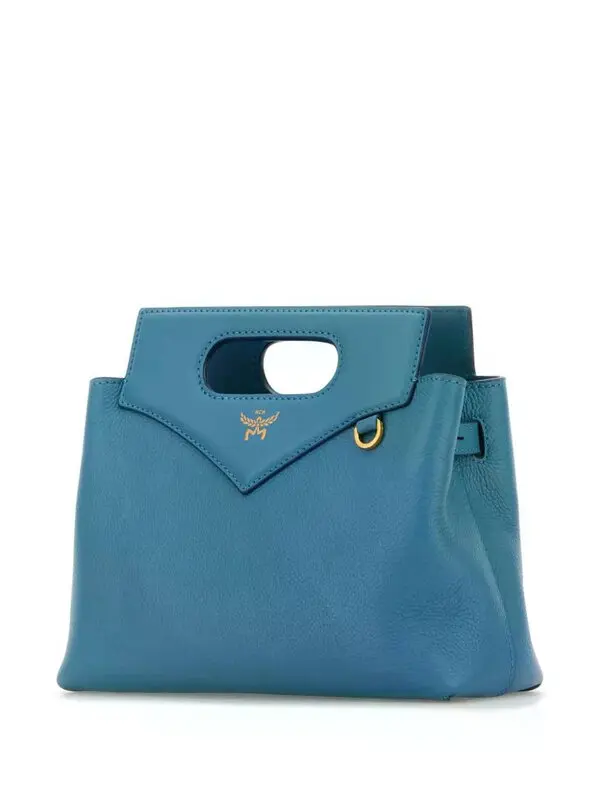 Mcm Mini Soft Diamond Tote Bag - Blue
