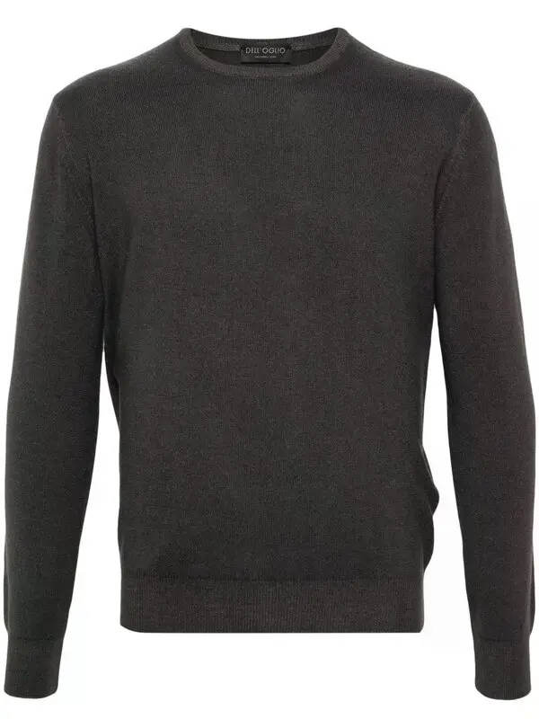 DELL'OGLIO Crew-neck Merino-wool Jumper
