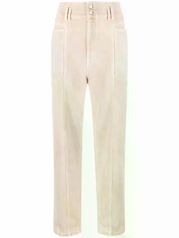 MARANT ETOILE High-rise Straight-leg Jeans