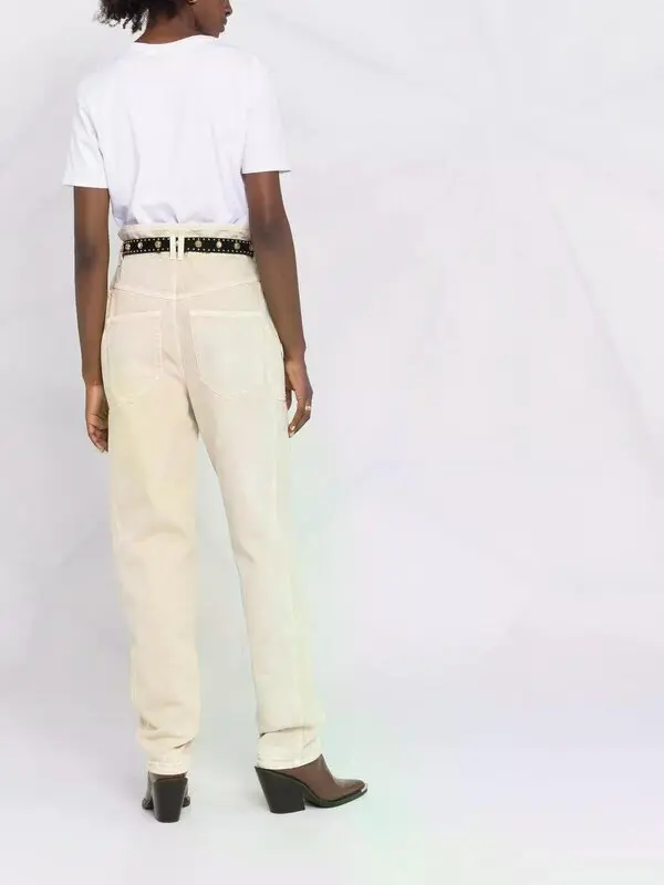 MARANT ETOILE High-rise Straight-leg Jeans