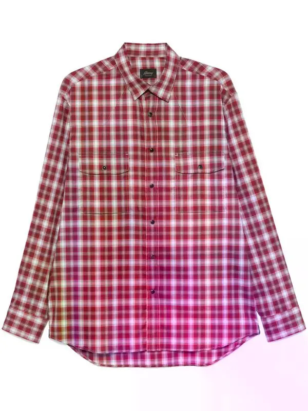 Brioni Checked Shirt