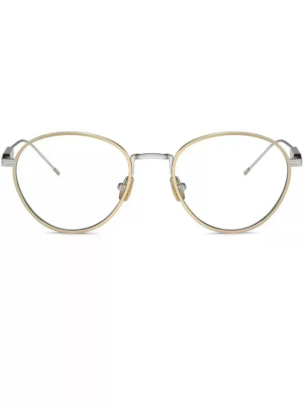 Brunello Cucinelli Round-frame Glasses - Gold