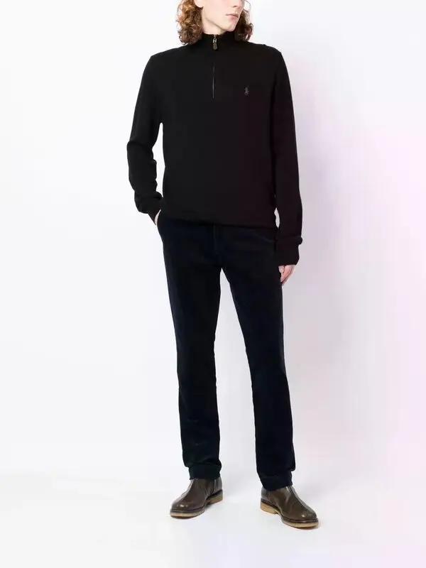 Polo Ralph Lauren Polo Pony Half-zip Jumper - Black