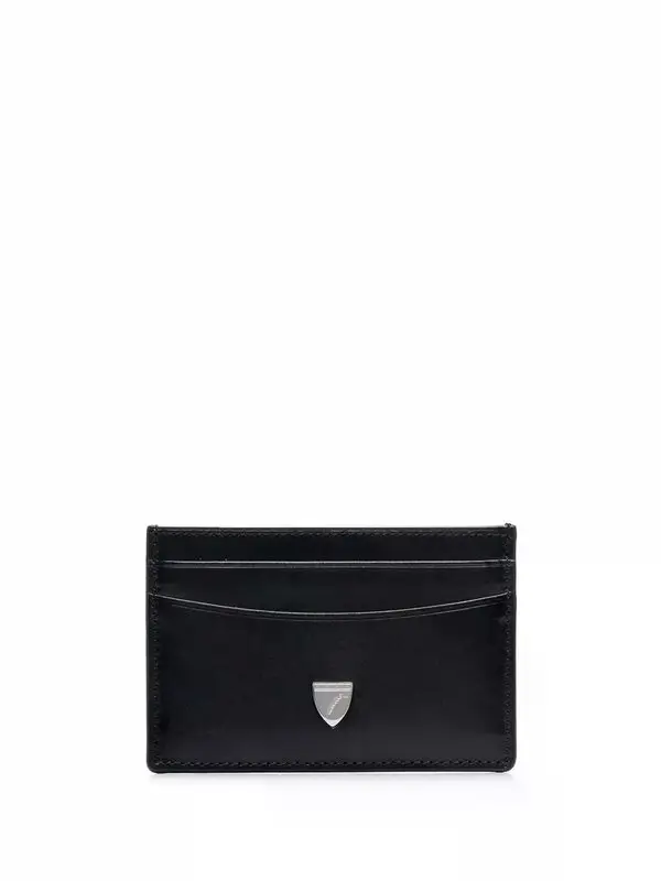 ASPINAL OF LONDON Smooth Leather Cardholder - Black
