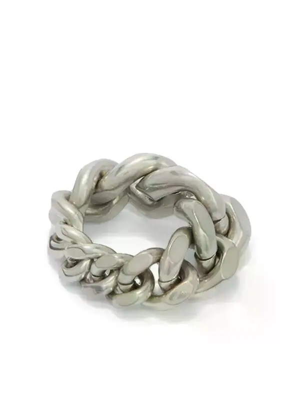 JIL SANDER Chain-link Polished Ring