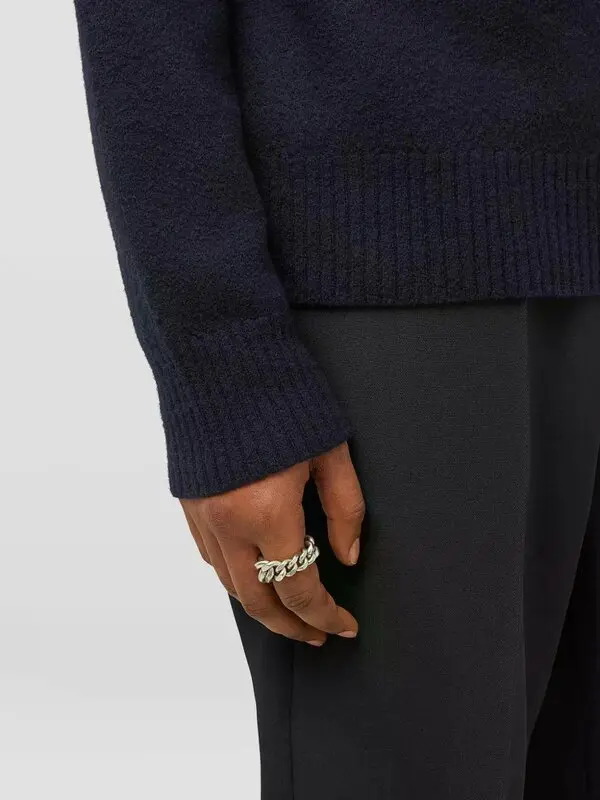 JIL SANDER Chain-link Polished Ring