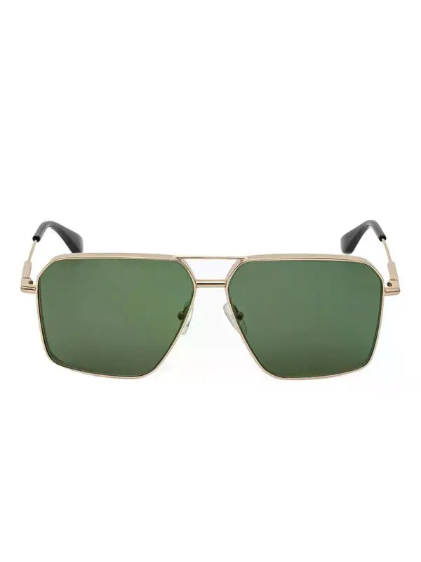 Alexander McQueen Pilot-frame Sunglasses - Gold