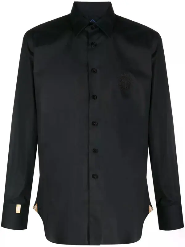 BILLIONAIRE Embroidered-logo Shirt